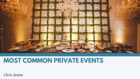 Most Common Private Events | Chris Janese